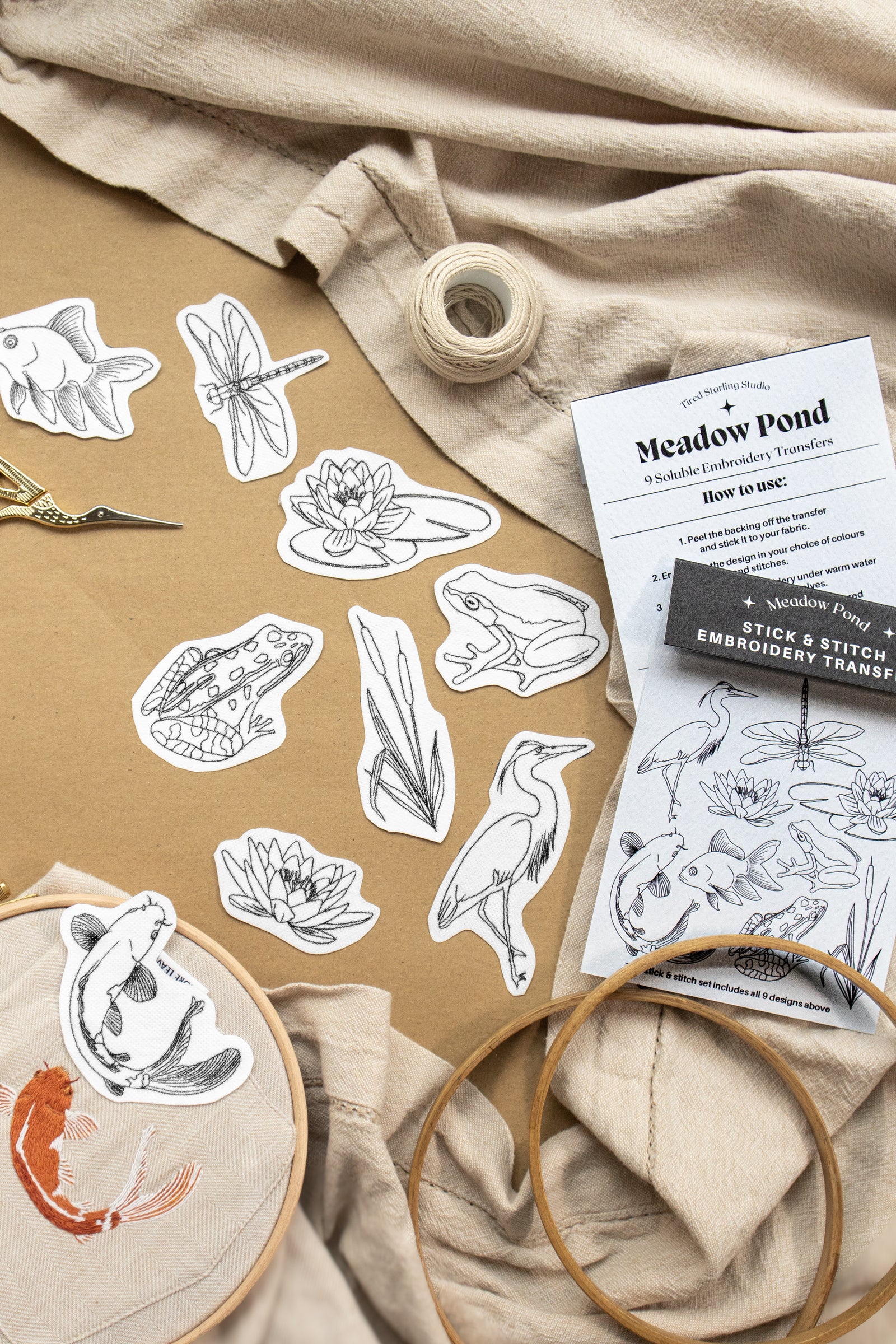 Meadow Pond Stick & Stitch Set – Better Things